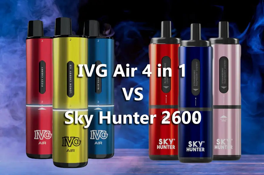 IVG Air 4 in 1 VS Sky Hunter 2600 – UK Vape Mall