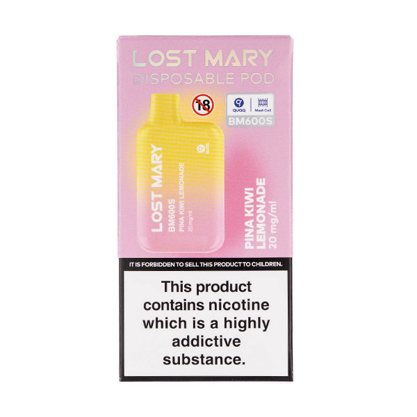 Lost Mary BM600S Disposable Vape - QUAQ Coil Tech – UK Vape Mall